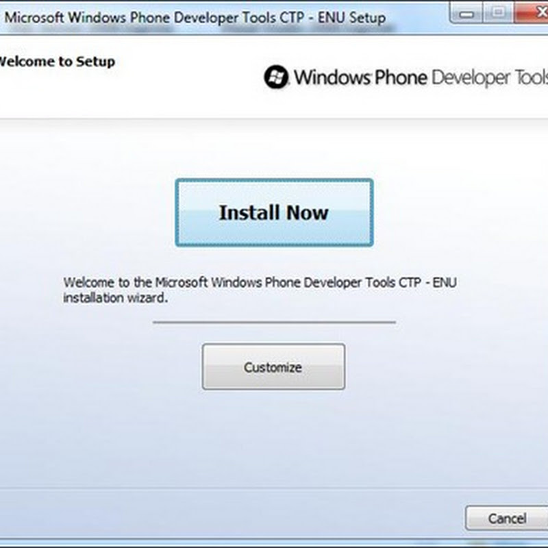 Windows phone developer tools ctp offline : riapterli